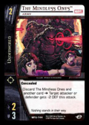 VS System: The Mindless Ones, Army [Played] Marvel Team-Up TCG CCG ...