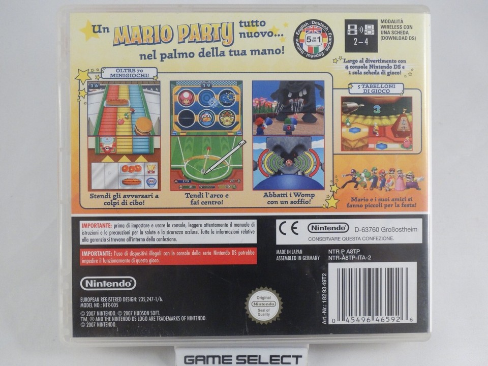 Mario Party DS Super Bros Nintendo DS Dsi 2DS 3DS Pal - - With Manual ...