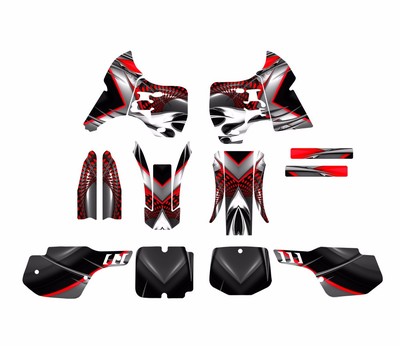 KX 500 graphics for Kawasaki 1994 - 2002 dirt bike sticker kit #7777 ...