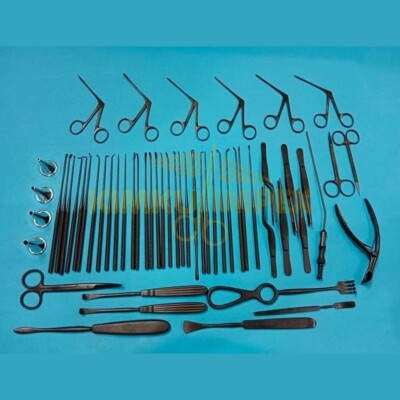 Tympanoplasty Instruments 58 Pcs Set Micro Ear Surgery ENT Instruments ...