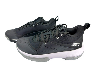 Under Armour SC 3 Zero IV Kids Black White Athletic Shoes Size 6Y New ...