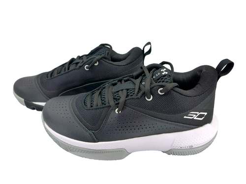 Under Armour SC 3 Zero IV Kids Black White Athletic Shoes Size 6Y New ...