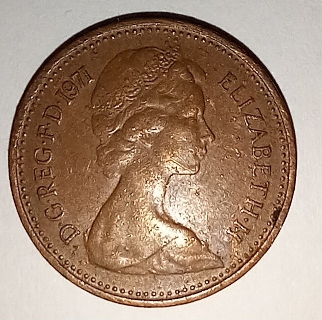 Rare 1/2 Penny Original Old Coin 1971 Very rare Coin | eBay UK