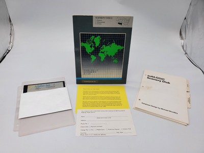 Sublogic Scenary Disk 2 for Flight Simulator II (Commodore 64, 1985 ...