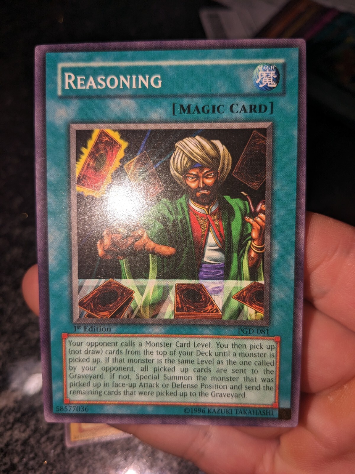 Yugioh x1 Reasoning PGD-081 Common 1st Edition | eBay