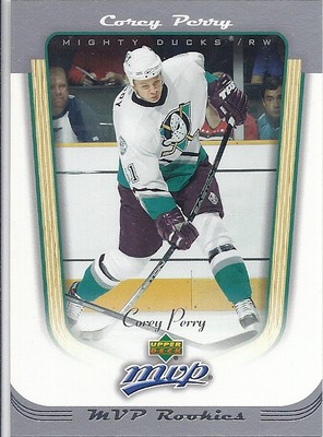 2005-06 UPPER DECK UD MVP COREY PERRY ROOKIE CARD #415 DUCKS | eBay