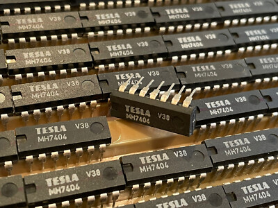 10 pcs MH7404 Tesla SN7404 TI TTL Hex inverters 7404PC DM7404N HD7404P ...