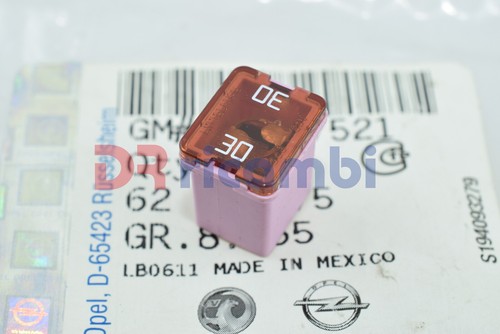 Fusible Rose 30A OPEL Astra J Corsa D Et Zafira C - OPEL 6238675 GM ...