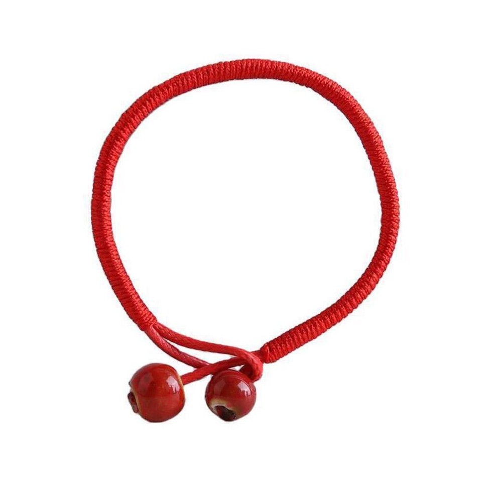 Women Men Simple Hand Braided Lucky Red String Rope Bracelet Hot Bangle ...