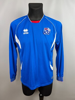 ICELAND 2010 2012 HOME SHIRT ISLAND FOOTBALL SOCCER JERSEY ERREA MENS ...