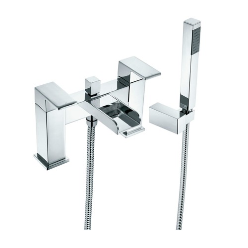 Waterfall Cascade Bathroom Taps, Basin Taps, Freestanding Bath Shower ...