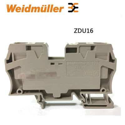 25pcs Weidmuller Terminal ZDU16 Spring-type Terminal Block 16mm² ...