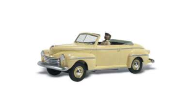 HO Autoscene Roger's Rag Top 1940's Ford Convertible w/Driver | eBay
