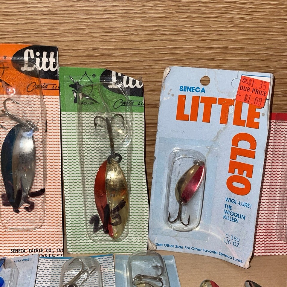 Vintage Acme Little Cleo Wigl-Lure Spoons Bait Tackle Fishing Lures ...