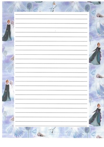 20 Sheets 5 Envelopes A5 Letter Writing Set: Frozen Anna Elsa | eBay