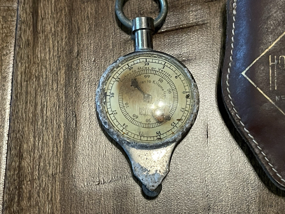 Vintage Hoffritz 2 Sided German Opisometer Map Measure Tool w/ Original ...