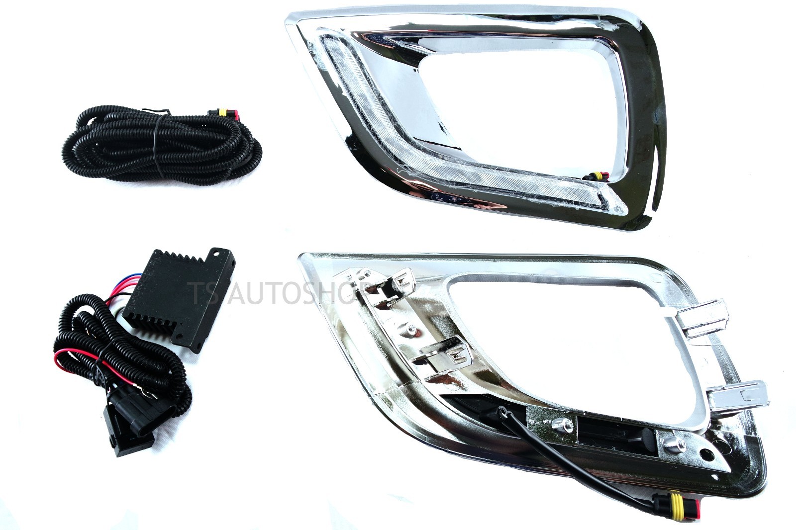 Set DRL Daytime Running Lights Daylight For Nissan Navara Np300 D23 ...