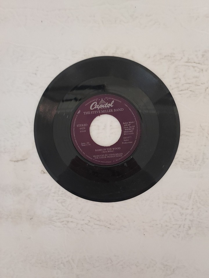 45 RPM Vinyl Record Steve Miller Band Jet Airliner VG | eBay