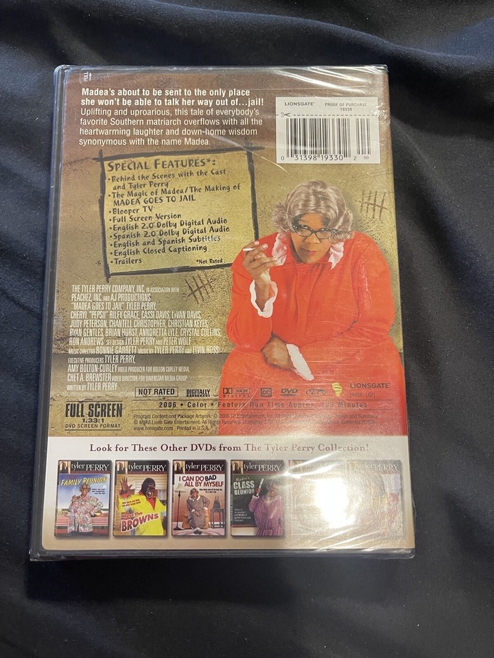 Tyler Perry Collection: Madea Goes to Jail (DVD, 2005) 31398193302| eBay
