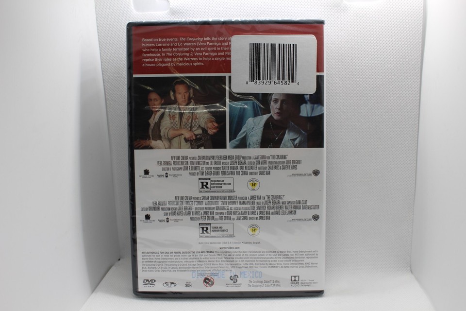 The Conjuring/The Conjuring 2 (DVD) two film collection. NEW factory ...