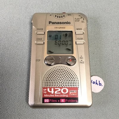 Panasonic RR-QR400 Digital IC Voice Recorder Dictaphones Ghost Hunter ...