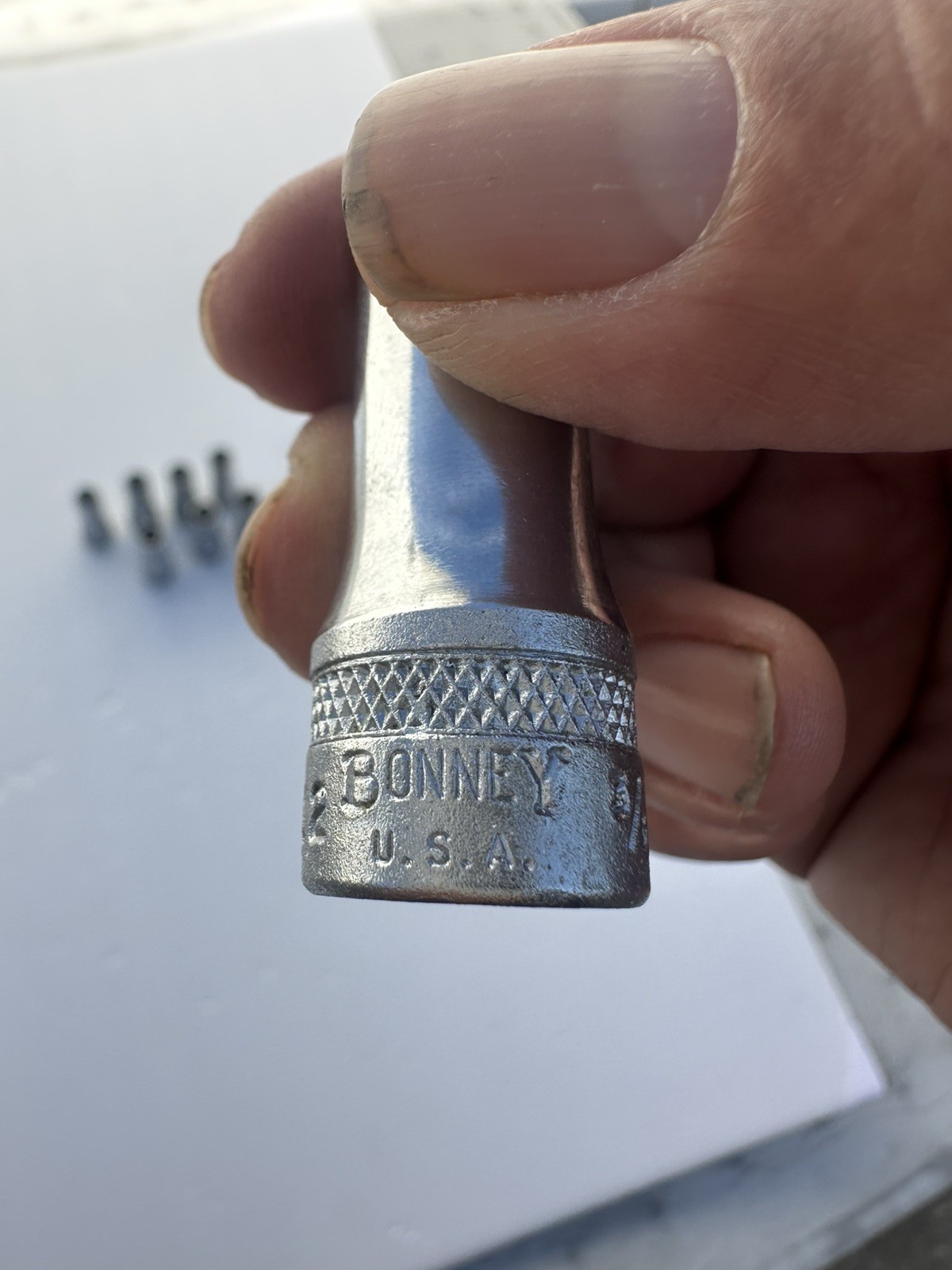 Vintage Bonney Tools Drive SAE Deep Socket Set USA New Old Stock lot of ...