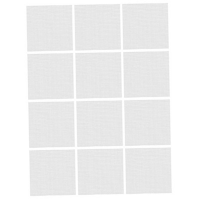 12x Mosaic Mesh Mosaic Tiles Support Net Mosaic Grid for Crafts Mesh ...