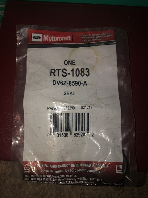 Engine Coolant Reservoir Seal-Recovery Tank Seal Motorcraft RTS-1083 ...