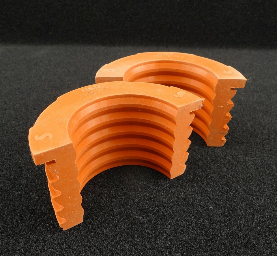 1 CSD Slipsil Fire Resistant Rubber Marine Bulkhead Plug Seal, 103/72 ...