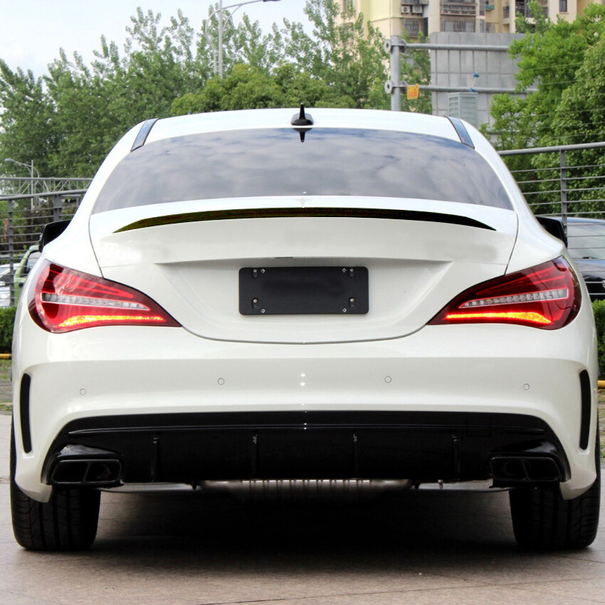 Glossy Black Style Trunk Spoiler Wing For 2014-2019 Benz CLA C117 ...