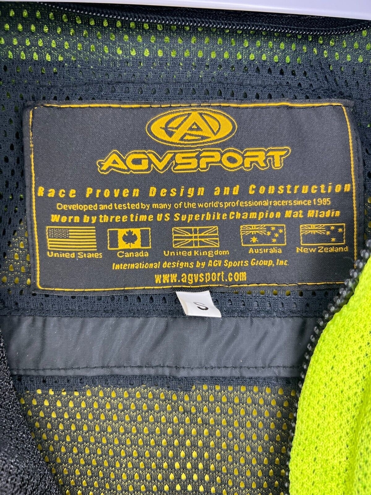 AGV Sport Reflective Waterproof Motorcycle Riding Jac… - Gem