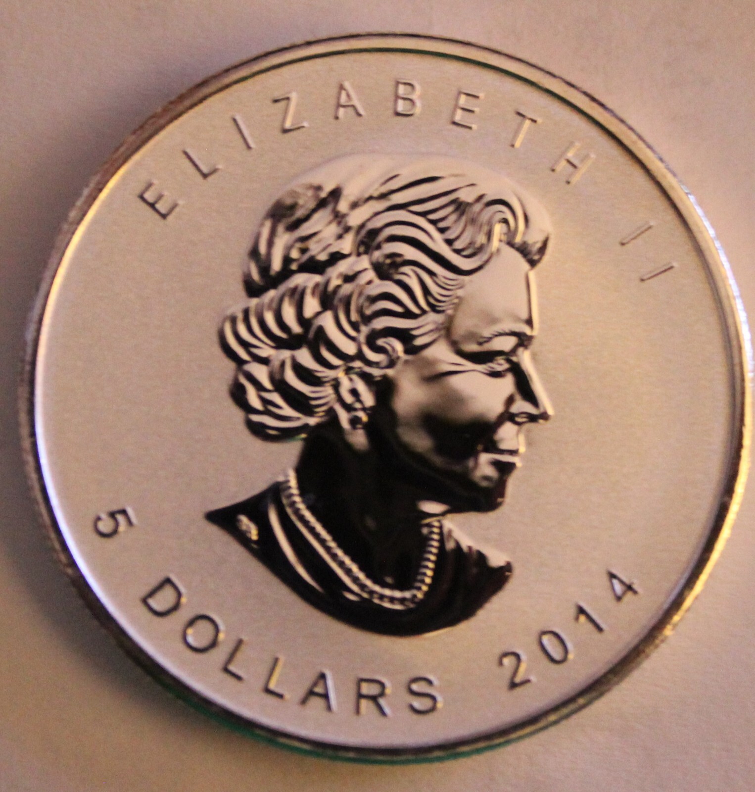 2014 Canada 5 Dollar Bullion Silver Coin 1 oz Queen Elizabeth II | eBay