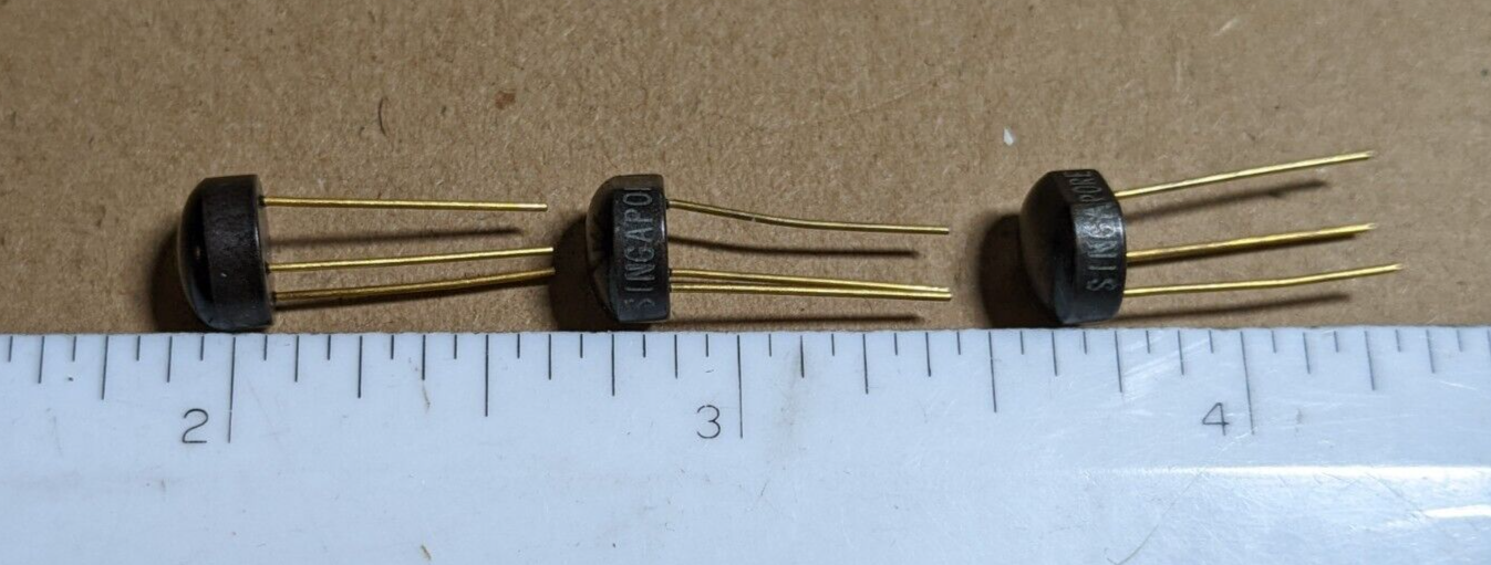 Lot of 3 NOS Fairchild 2N3643 Transistors Gold Leads | eBay