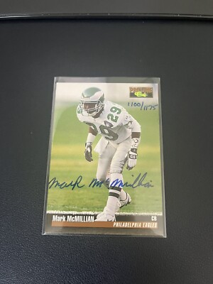 Mark McMillian 1995 Pro Line Classic On-Card Autograph #/2400 Eagles ...