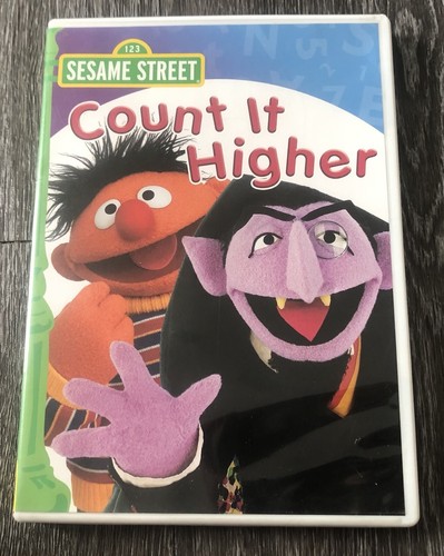 Sesame Street Count It Higher DVD Kids Show The Count, Big Bird, Ernie ...