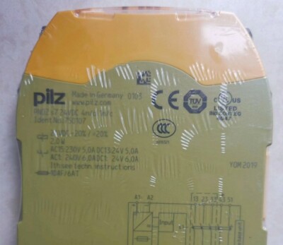 1PCS PILZ 750107 PNOZ S7 24VDC 4N/O 1N/C Safety Relay | eBay