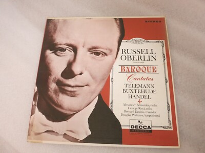 Russell Oberlin BAROQUE CANTATAS Vinyl | eBay