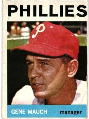 1964 Topps # 157 - GENE MAUCH - MANAGER - PHILADELPHIA PHILLIES - EX | eBay