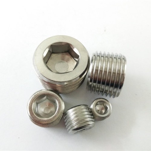 Stainless Steel orifice plug M5 Threaded plugs Pipe Plugs DIN 906 M5x0 ...