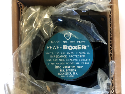 IMC Magnetics Boxer Fan 50/60 Hz 115V WS2107F N.O.S. | eBay