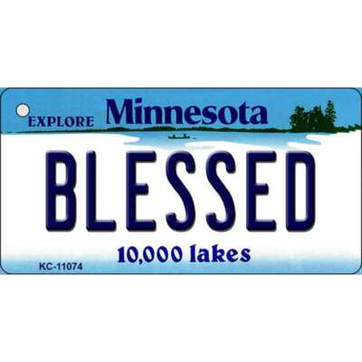 Blessed Minnesota State License Plate Tag Novelty Key Chain KC-11074 | eBay