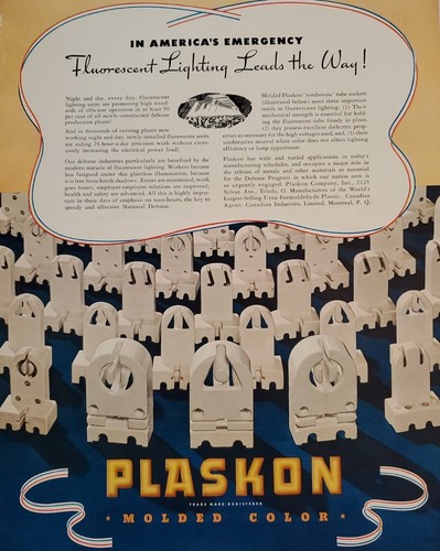 Vintage Magazine Print Ad - 1941 Fortune Magazine - PLASKON Molded ...