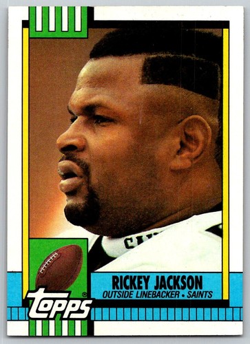 1990 Topps Football Card Rickey Jackson New Orleans Saints #242 | eBay