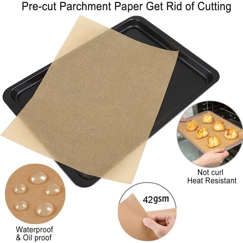 Parchment Paper Sheets 12 x 16 - Baking Paper Sheets - Parchment Sheets ...
