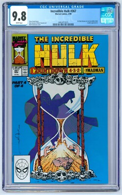 Incredible Hulk #367 CGC 9.8 (1990) - 1st Dale Keown art - Leader app ...