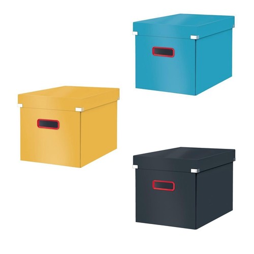 Leitz Storage Box Cosy Cube Click Store Foldable Office Organisation ...