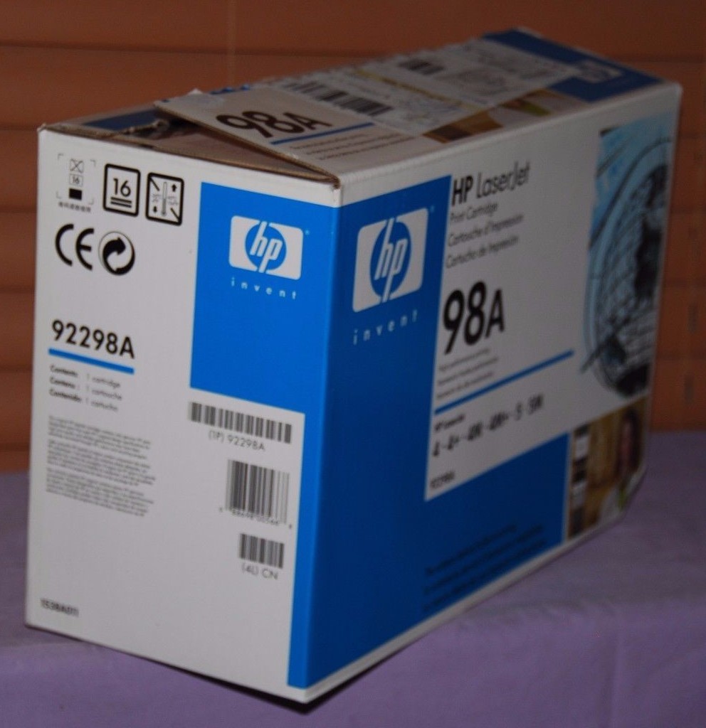 Genuine HP 98A (92298A) Black Laserjet High Performance for HP 4/5 ...