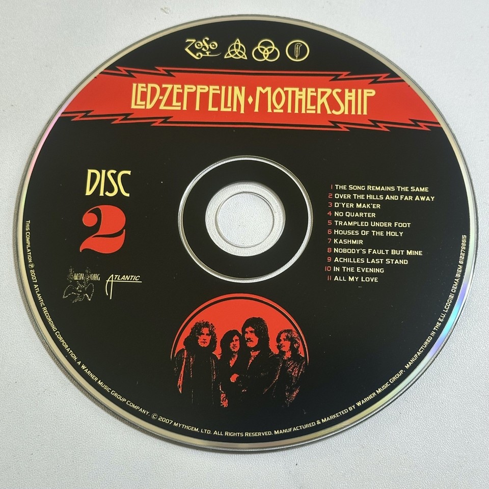 LED ZEPPELIN MOTHERSHIP CD ALBUM EX / EX CONDITION | eBay UK