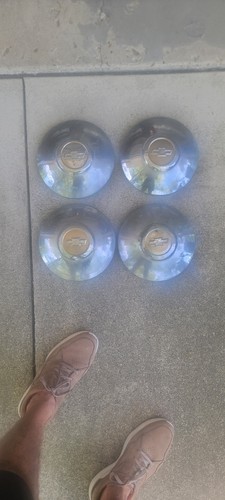 1950 CHEVROLET FULLSIZE PASSENGER CAR HUBCAPS SET OF 4 BEL AIR 150 210 ...
