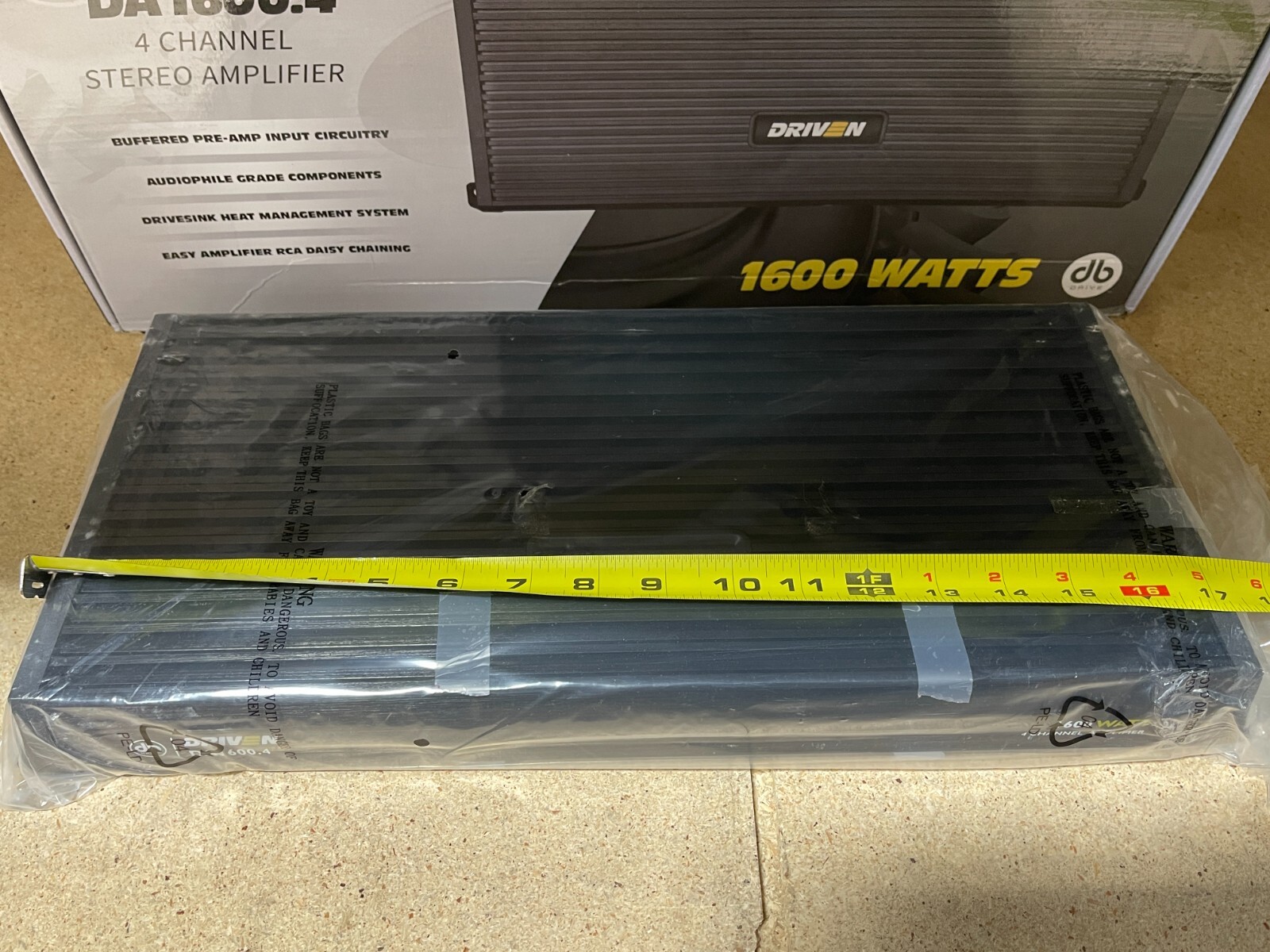 Driven by DB Drive DA1600.4 - 1600 Watts 4 Channel Stereo Amplifier | eBay